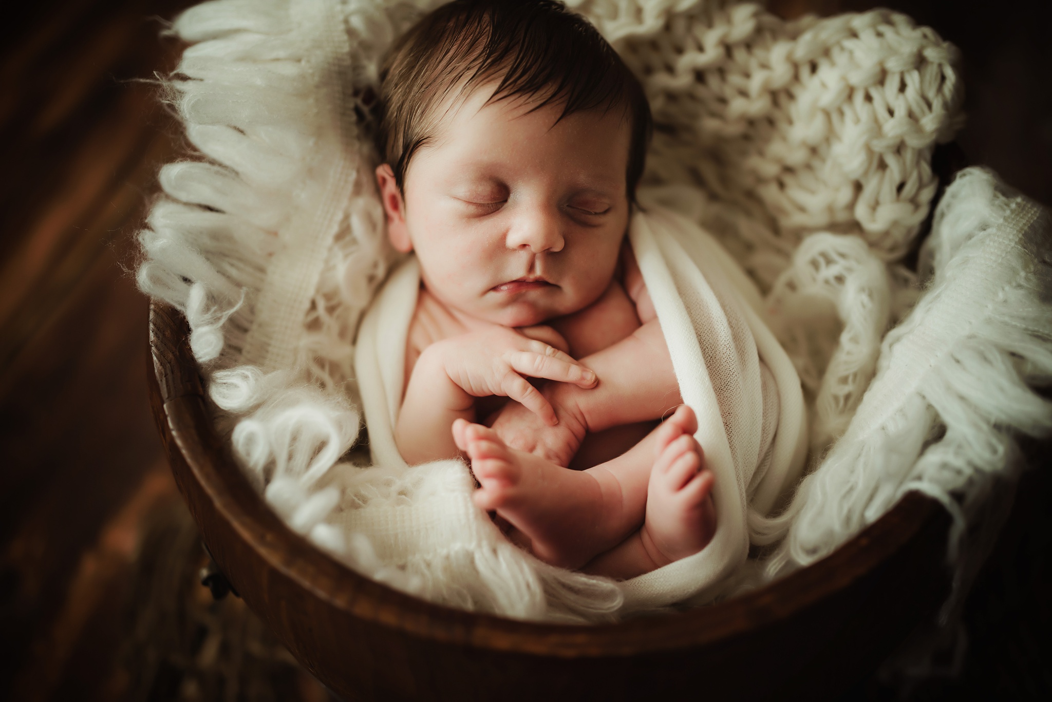 June Johnson Newborn Session in Studio | Viroqua Wisconsin Photographer ...