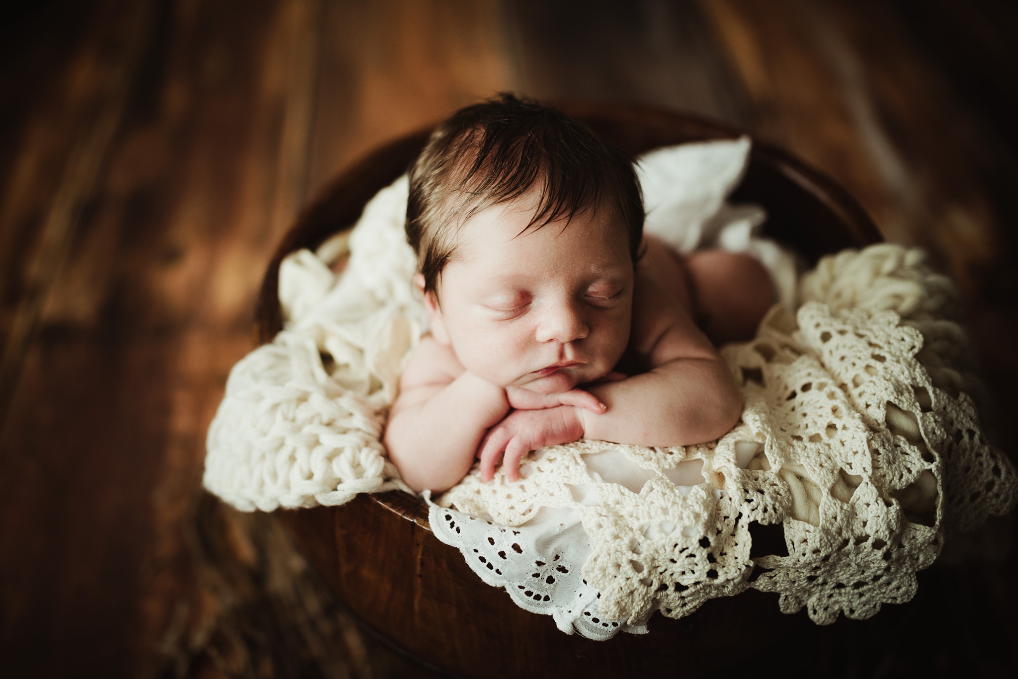 June Johnson Newborn Session in Studio | Viroqua Wisconsin Photographer ...